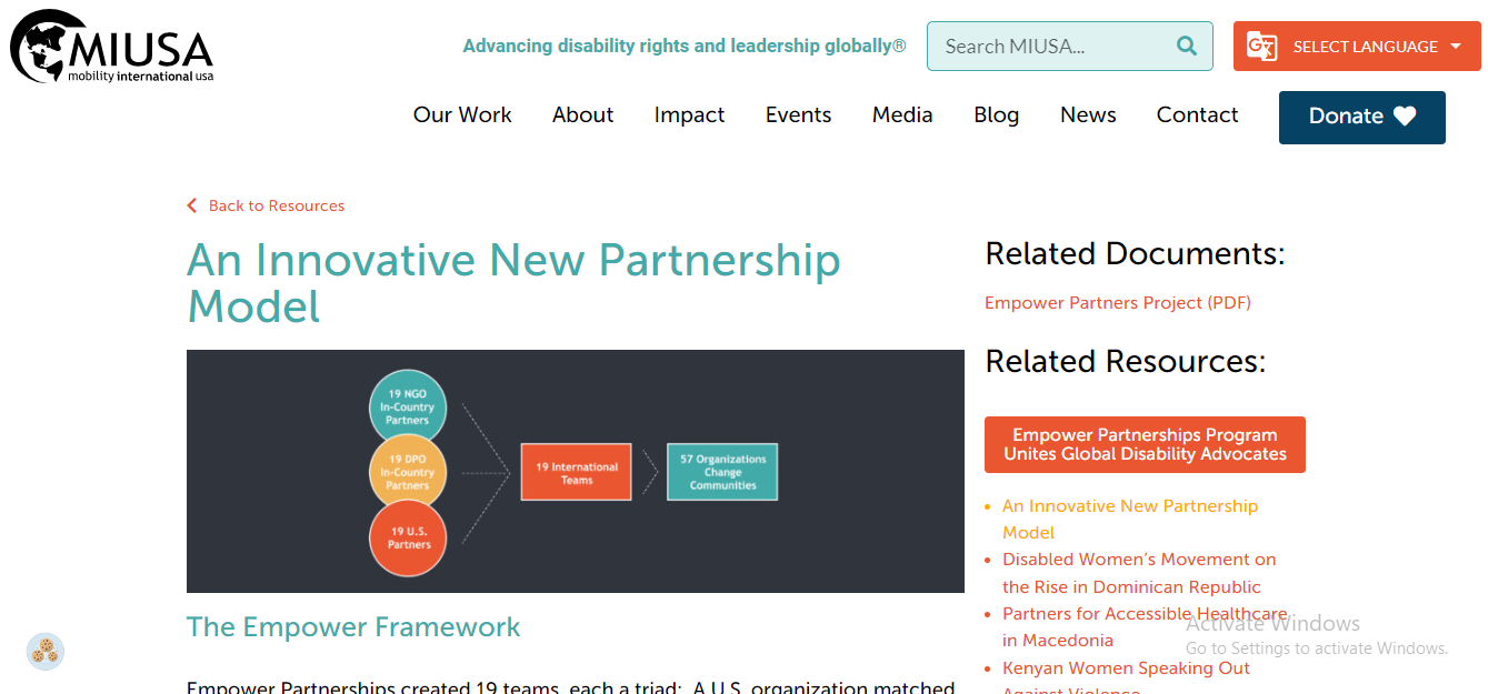 An Innovative New Partnership Model - MIUSA
