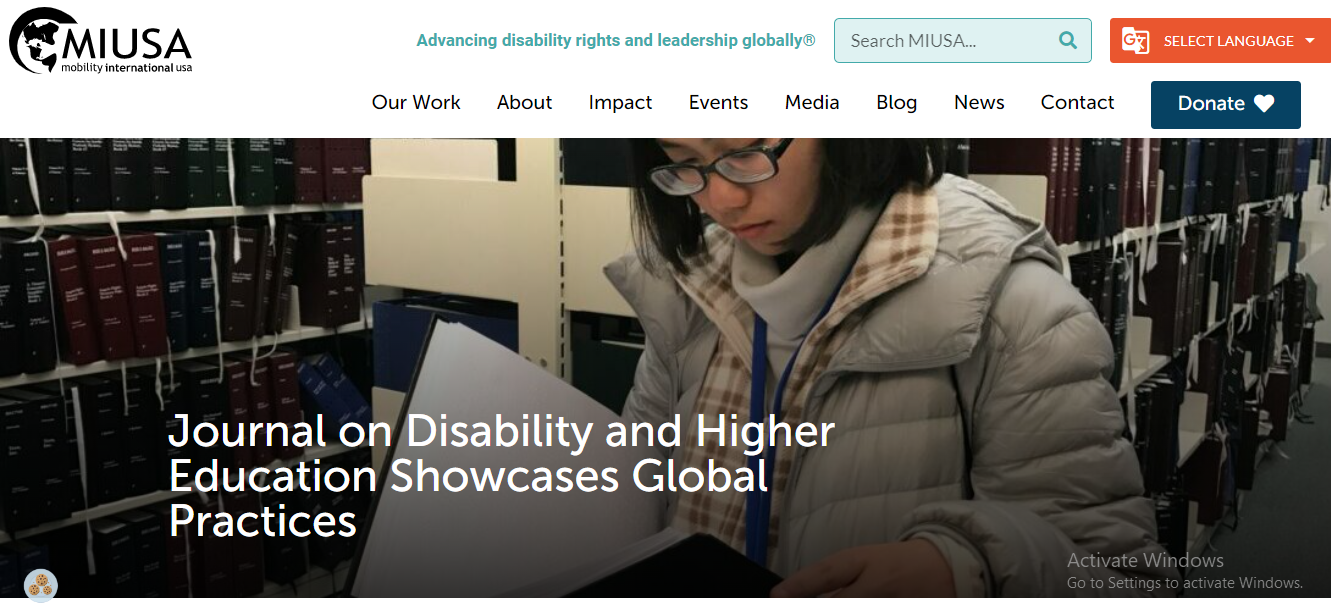 Journal on Disability and Higher Education Showcases Practices