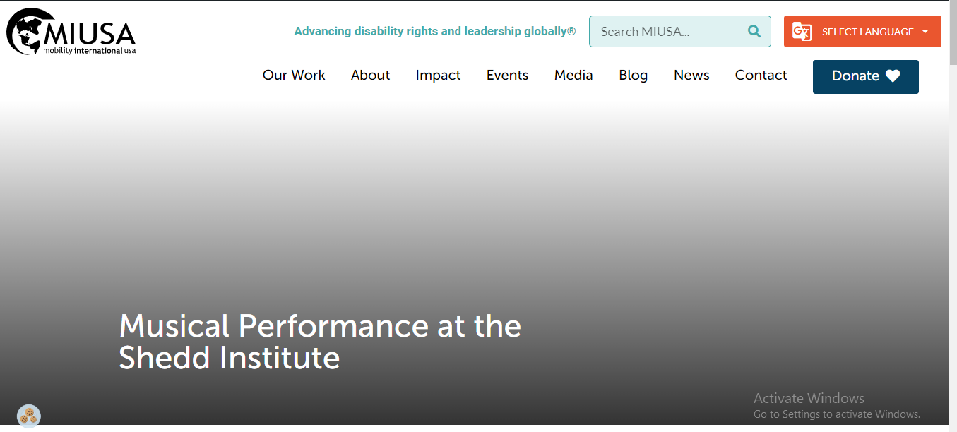 Musical Performance at the Shedd Institute - MIUSA