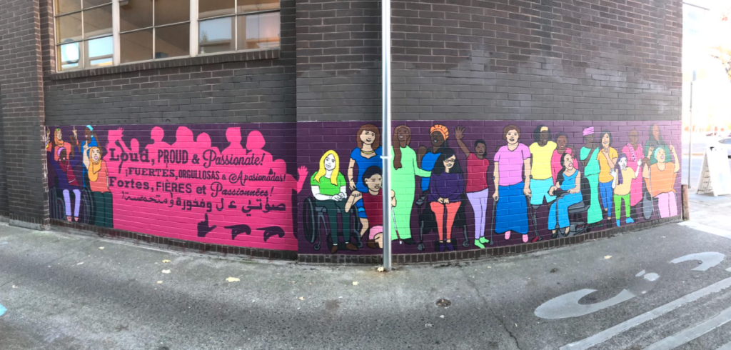 Eugene Mural Celebrates Disabled Women Activists Worldwide - MIUSA